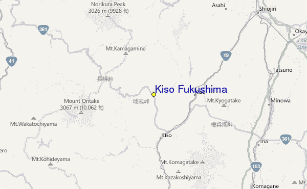 Kiso Fukushima Ski Resort Guide, Location Map & Kiso Fukushima ski ...