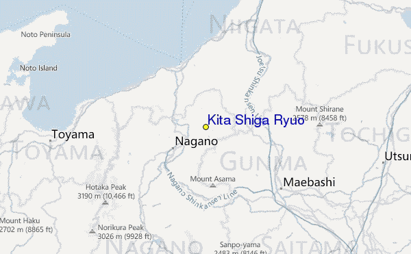 Kita Shiga Ryuo Ski Resort Guide, Location Map & Kita Shiga Ryuo ski ...