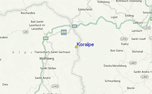 Koralpe Ski Resort Guide, Location Map & Koralpe ski holiday accommodation