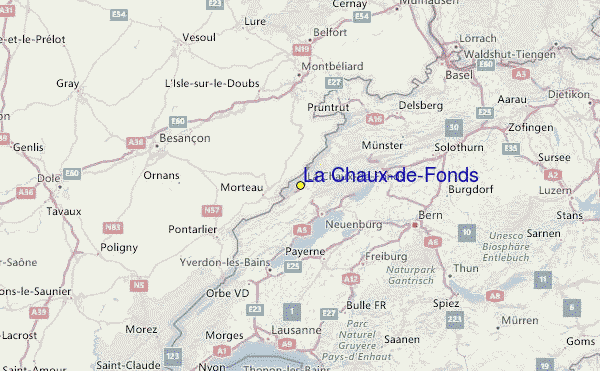 La Chaux-de-Fonds Ski Resort Guide, Location Map & La Chaux-de-Fonds ...