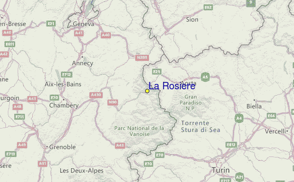 La Rosière Ski Resort Guide, Location Map & La Rosière ski holiday ...