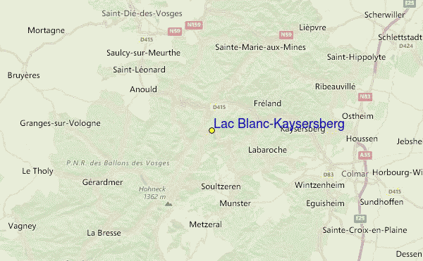 Lac Blanc/Kaysersberg Ski Resort Guide, Location Map & Lac Blanc ...