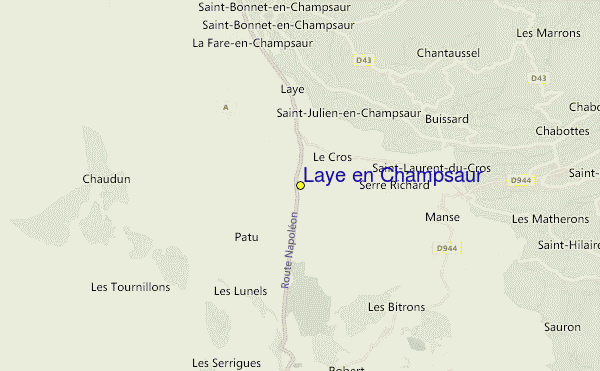 Laye en Champsaur Ski Resort Guide, Location Map & Laye en Champsaur ...