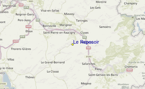Le Reposoir Ski Resort Guide, Location Map & Le Reposoir ski holiday ...