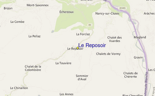 Le Reposoir Ski Resort Guide, Location Map & Le Reposoir ski holiday ...