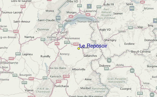 Le Reposoir Ski Resort Guide, Location Map & Le Reposoir ski holiday ...