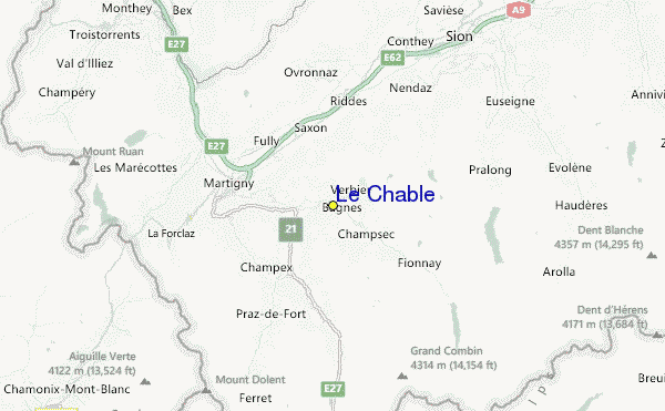 Le Chable Ski Resort Guide, Location Map & Le Chable ski holiday ...