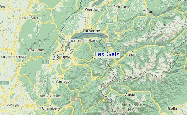 Les Gets Ski Resort Guide, Location Map & Les Gets ski holiday ...