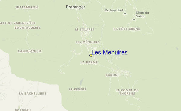 Les Menuires Ski Resort Guide, Location Map & Les Menuires ski holiday ...
