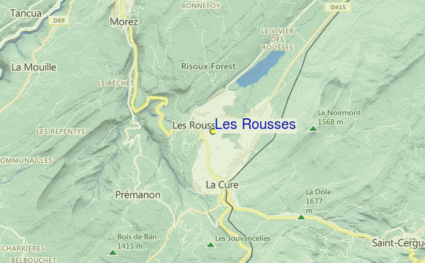 Les Rousses Ski Resort Guide, Location Map & Les Rousses ski holiday ...