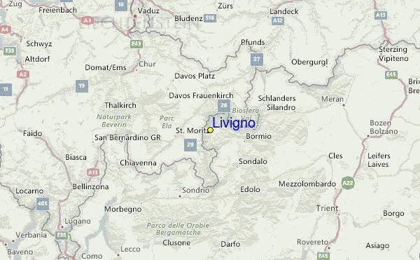 Livigno Ski Resort Guide, Location Map & Livigno ski holiday accommodation