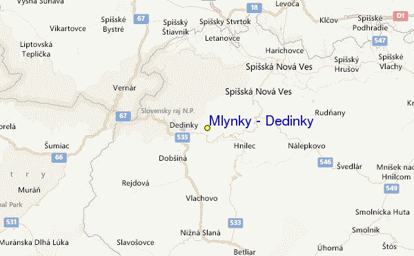 Mlynky - Dedinky Ski Resort Guide, Location Map & Mlynky - Dedinky ski ...