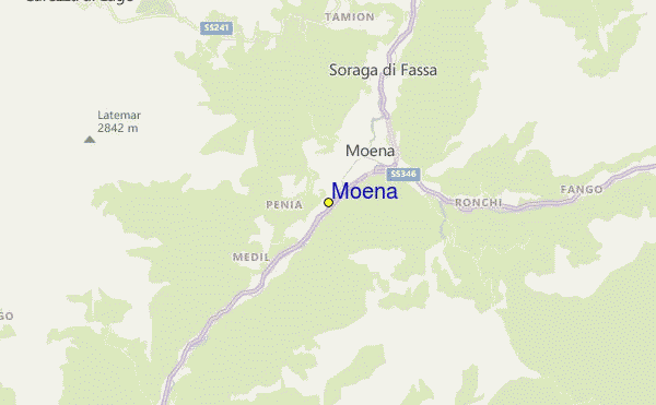 Moena Ski Resort Guide, Location Map & Moena ski holiday accommodation