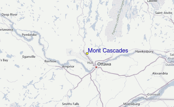 Mont Cascades Ski Resort Guide, Location Map & Mont Cascades ski ...