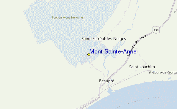Mont Sainte-Anne Ski Resort Guide, Location Map & Mont Sainte-Anne ski ...
