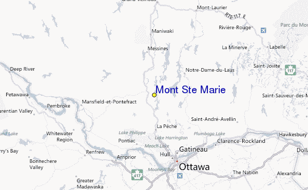 Mont Ste Marie Ski Resort Guide, Location Map & Mont Ste Marie ski ...