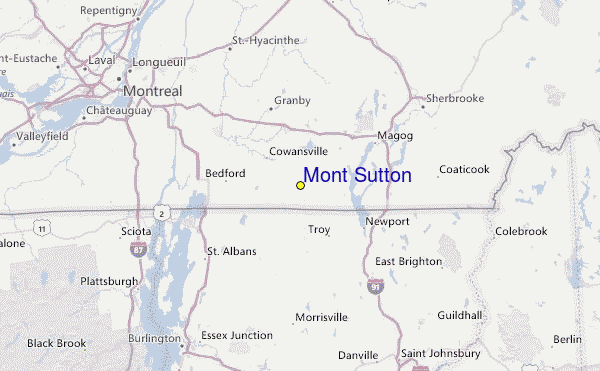 Mont Sutton Ski Resort Guide, Location Map & Mont Sutton ski holiday ...