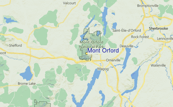 Mont Orford Ski Resort Guide, Location Map & Mont Orford ski holiday ...