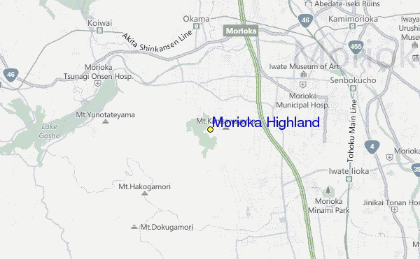 Morioka Highland Ski Resort Guide, Location Map & Morioka Highland ski ...