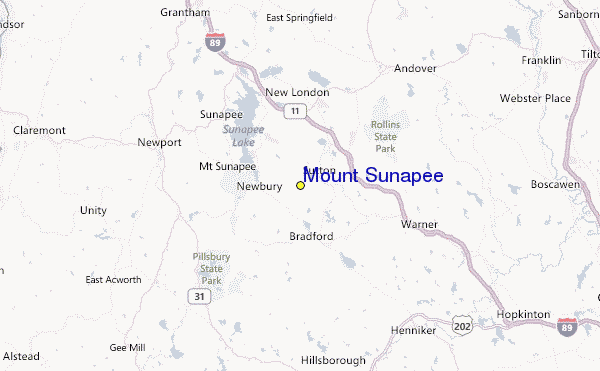 Mount Sunapee Ski Resort Guide, Location Map & Mount Sunapee ski holiday accommodation