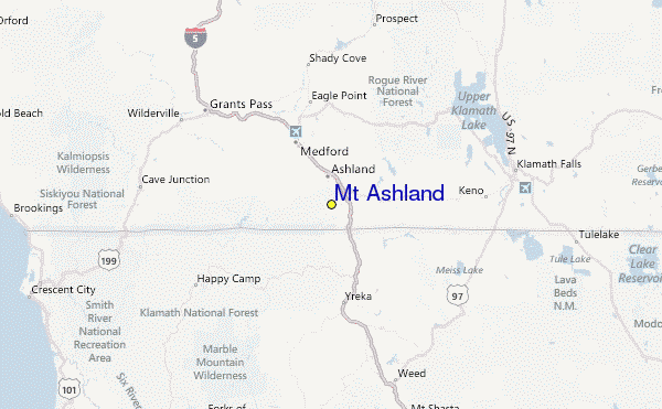 Mt Ashland Ski Resort Guide, Location Map & Mt Ashland ski holiday ...