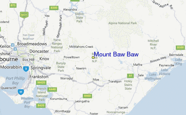 Mount Baw Baw Ski Resort Guide, Location Map & Mount Baw Baw ski holiday accommodation