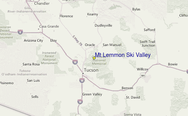 Mount Lemmon Ski Valley Ski Resort Guide, Location Map & Mount Lemmon ...