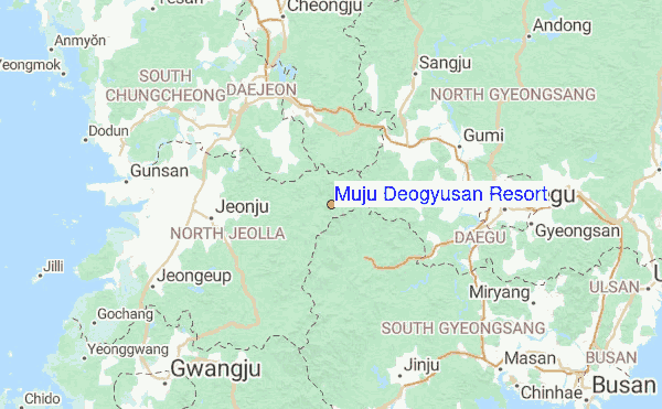Muju Deogyusan Resort Ski Resort Guide, Location Map & Muju Deogyusan ...