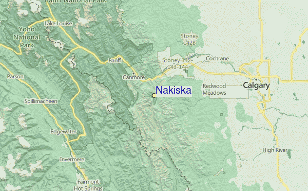 Nakiska Ski Resort Guide, Location Map & Nakiska ski holiday accommodation