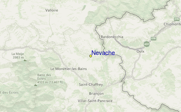Névache Ski Resort Guide, Location Map & Névache ski holiday accommodation