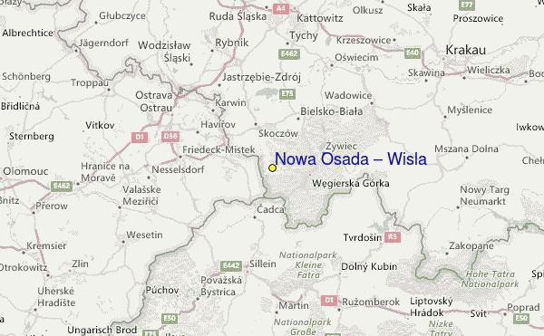 Nowa Osada – Wisła Ski Resort Guide, Location Map & Nowa Osada – Wisła ...