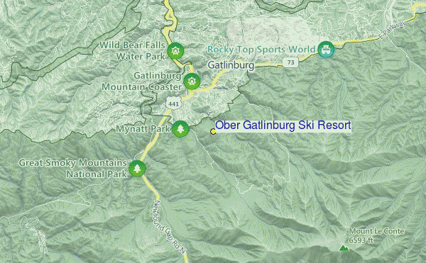 Ober Gatlinburg Ski Resort Ski Resort Guide, Location Map & Ober ...