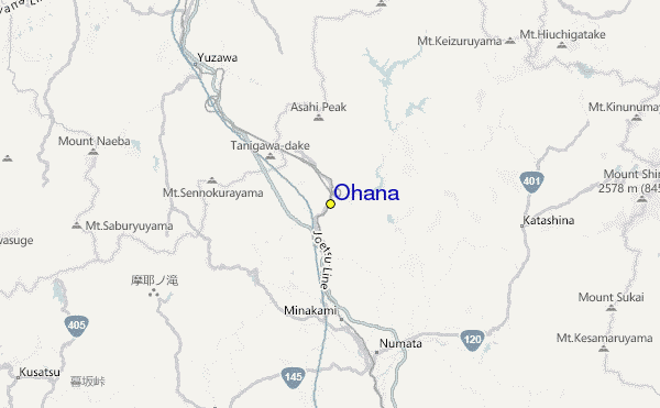 Ohana Ski Resort Guide, Location Map & Ohana ski holiday accommodation