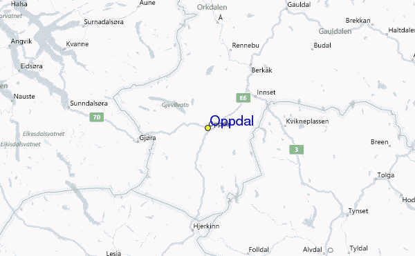 Oppdal Ski Resort Guide, Location Map & Oppdal ski holiday accommodation
