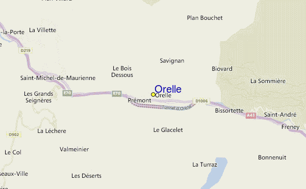 Orelle Ski Resort Guide, Location Map & Orelle ski holiday accommodation