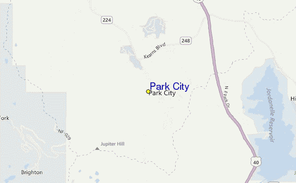 Park City Hotel Location Map