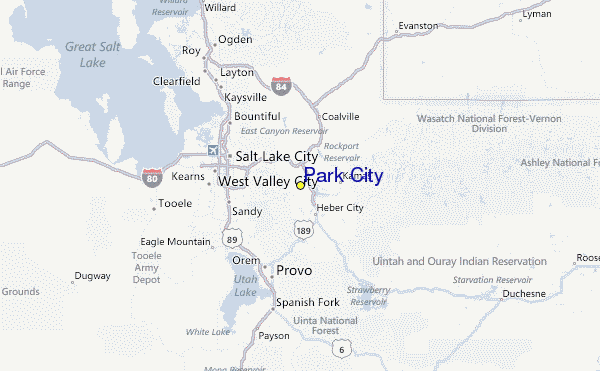 Park City Hotel Location Map