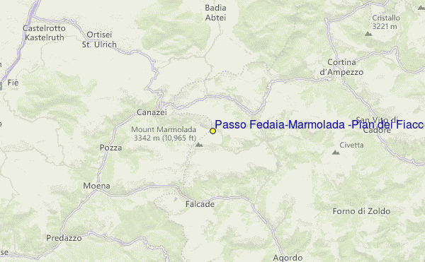 Passo Fedaia/Marmolada (Pian dei Fiacconi) Ski Resort Guide, Location ...
