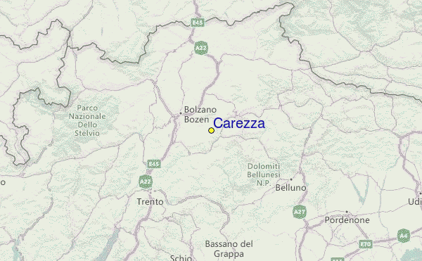 Carezza Ski Resort Guide, Location Map & Carezza ski holiday accommodation