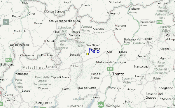 Peio Ski Resort Guide, Location Map & Peio ski holiday accommodation