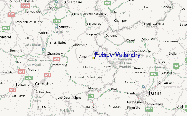 Peisey/Vallandry Ski Resort Guide, Location Map & Peisey/Vallandry ski ...