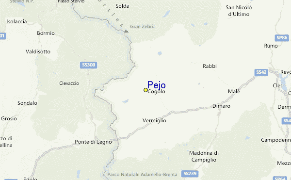 Pejo Ski Resort Guide, Location Map & Pejo ski holiday accommodation