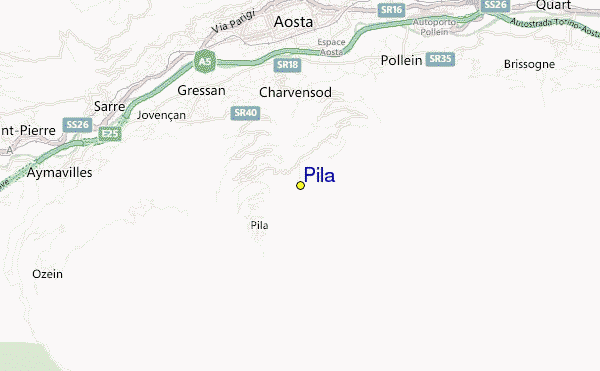 Pila Ski Resort Guide, Location Map & Pila ski holiday accommodation
