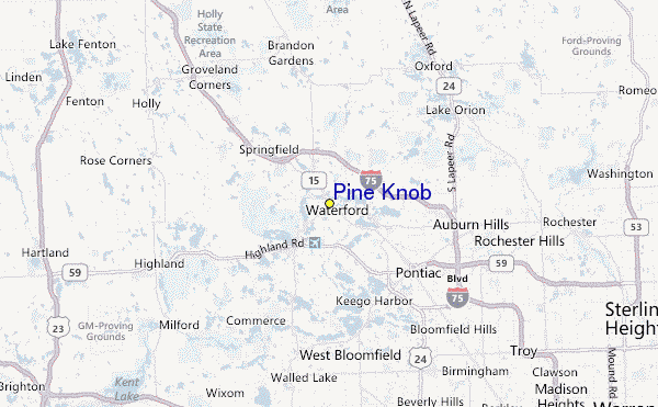 Pine Knob Ski Resort Guide, Location Map & Pine Knob ski holiday ...