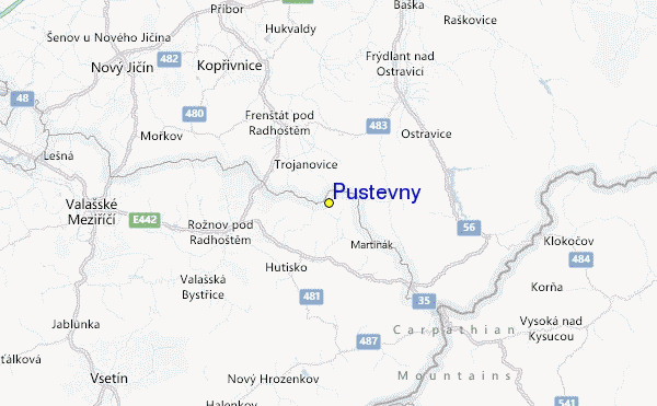 Pustevny Ski Resort Guide, Location Map & Pustevny ski holiday ...
