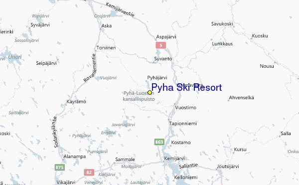 Pyhä Ski Resort Ski Resort Guide, Location Map & Pyhä Ski Resort ski ...
