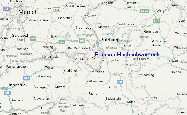 Ramsau/Hochschwarzeck Ski Resort Guide, Location Map & Ramsau ...