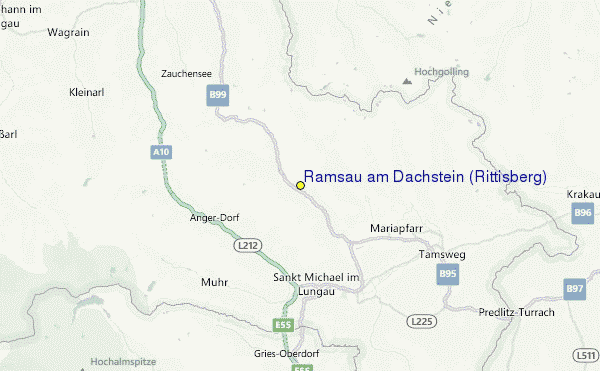 Ramsau am Dachstein (Rittisberg) Ski Resort Guide, Location Map ...