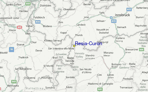 Resia-Curon Ski Resort Guide, Location Map & Resia-Curon ski holiday ...