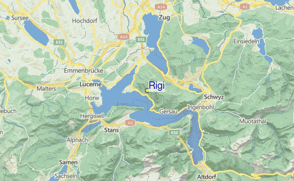 Rigi Ski Resort Guide, Location Map & Rigi ski holiday accommodation